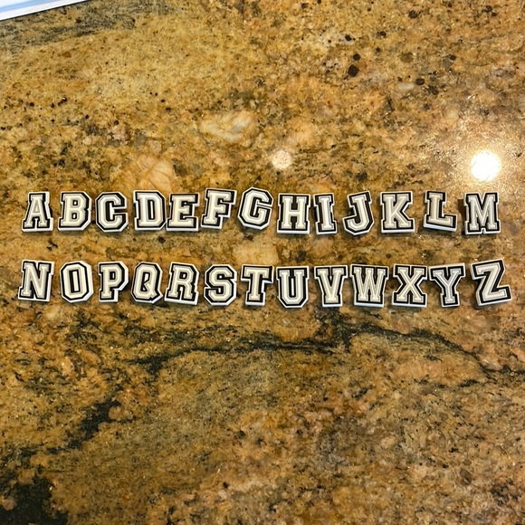 CROCS | Accessories | Croc Jibbitz Lettersalphabet | Poshmark